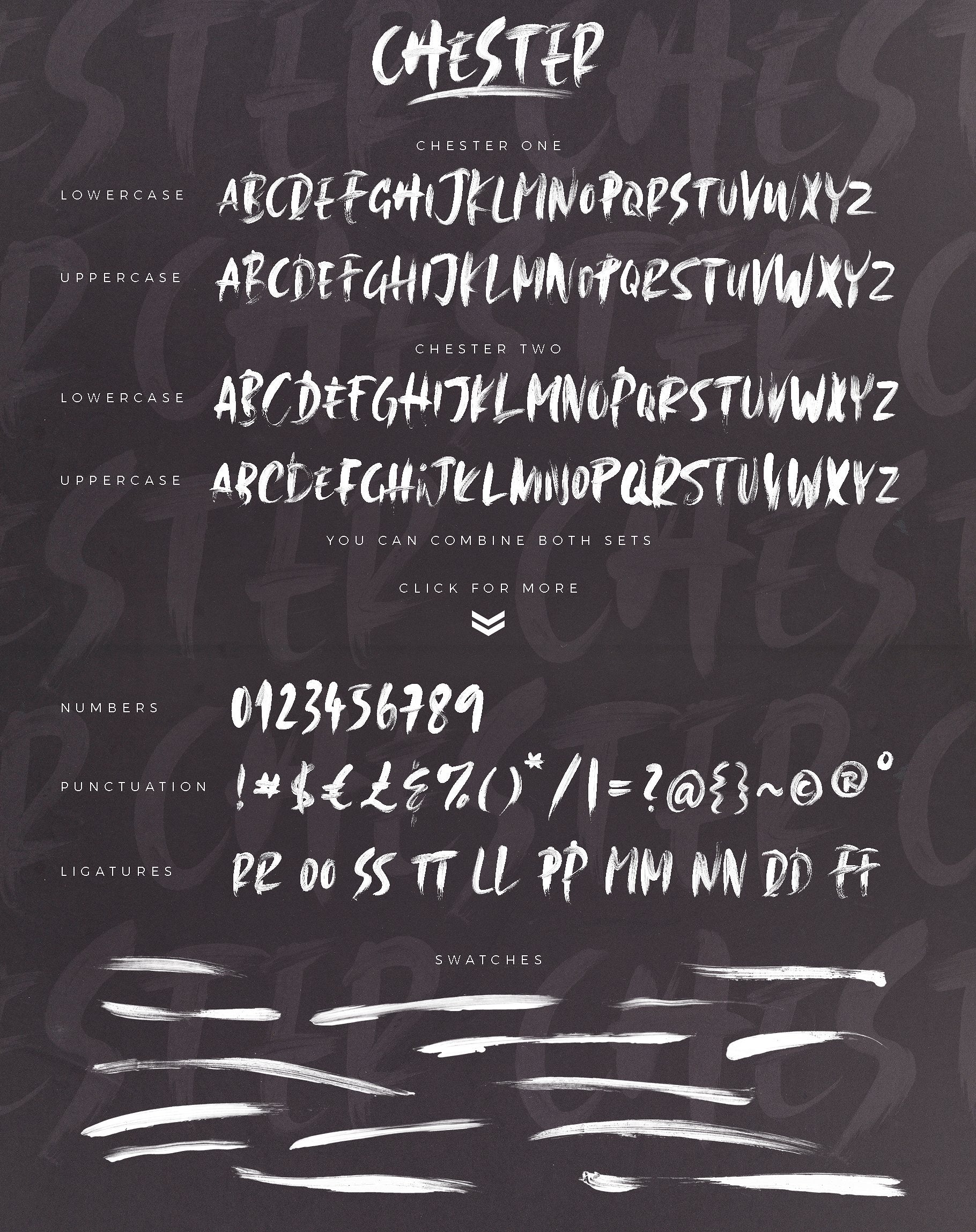 Chester SVG Font – Ivan Rosenberg
